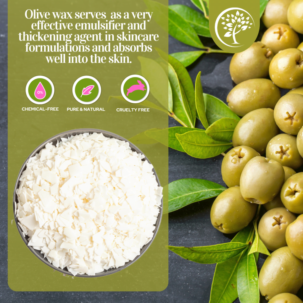 Olive Wax-Natural Emulsifying Wax-Skincare | Green Herbology
