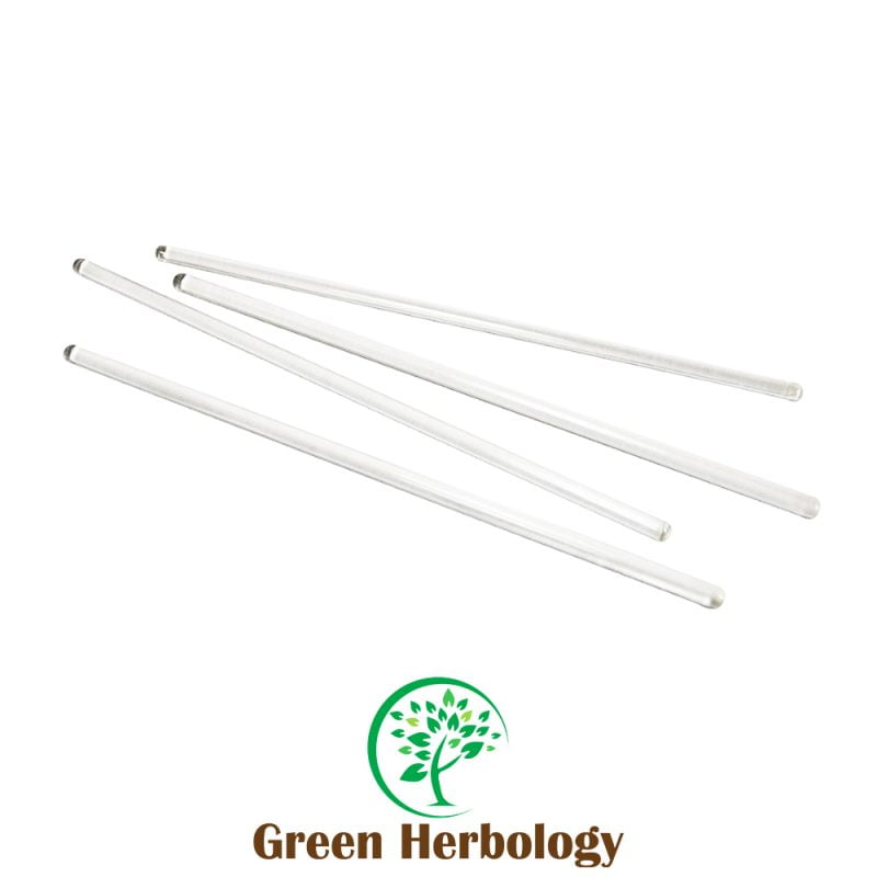 Borosilicate Glass Stirring Rods 4pcs | Green Herbology