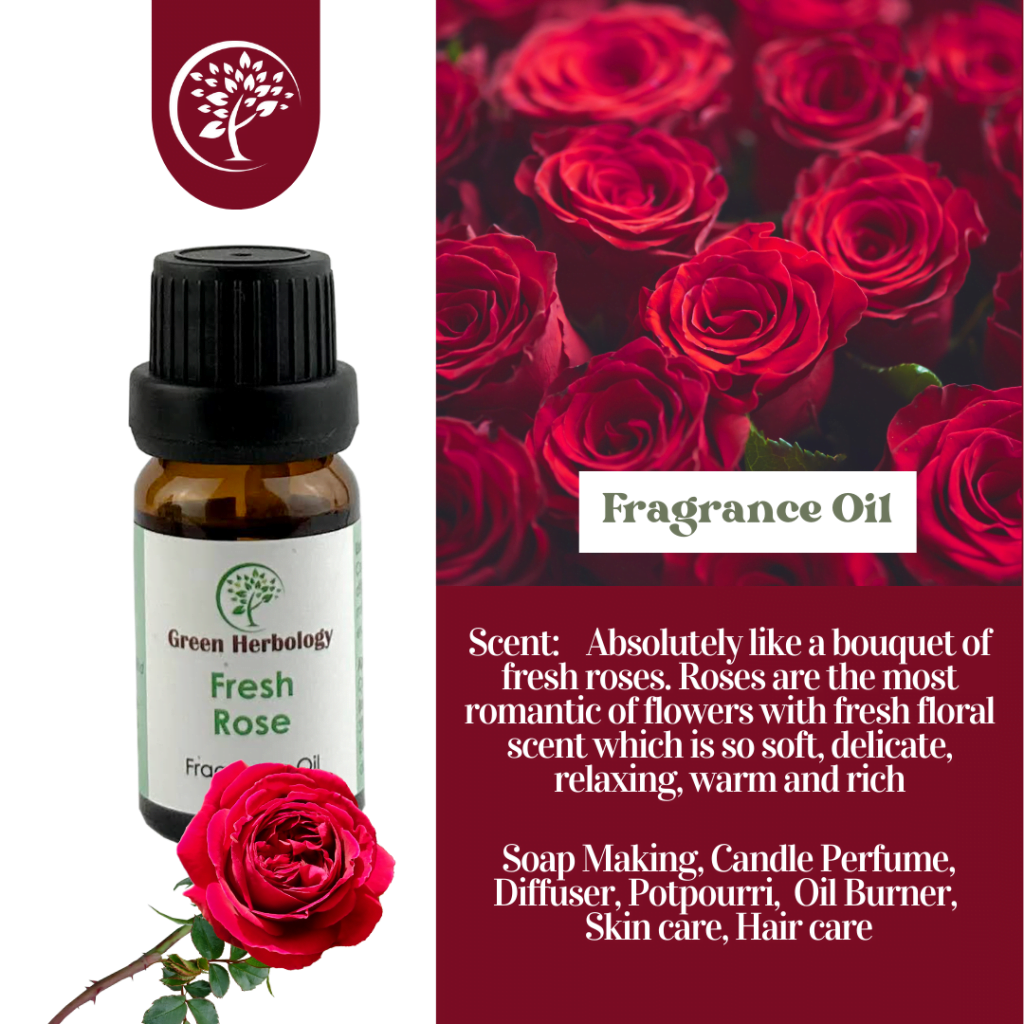 Fresh Rose Fragrance Oil-Skincare | Green Herbology